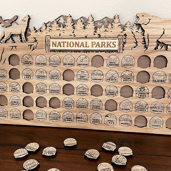 National Park Tracker - Etsy