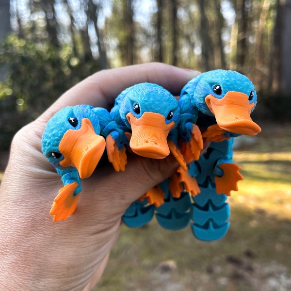 3d Printed Blue Platypus - Etsy