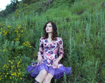 60s Flower Child Dress - Etsy