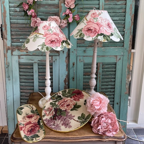 KATE FORMAN ROSES Lampshade | Etsy UK