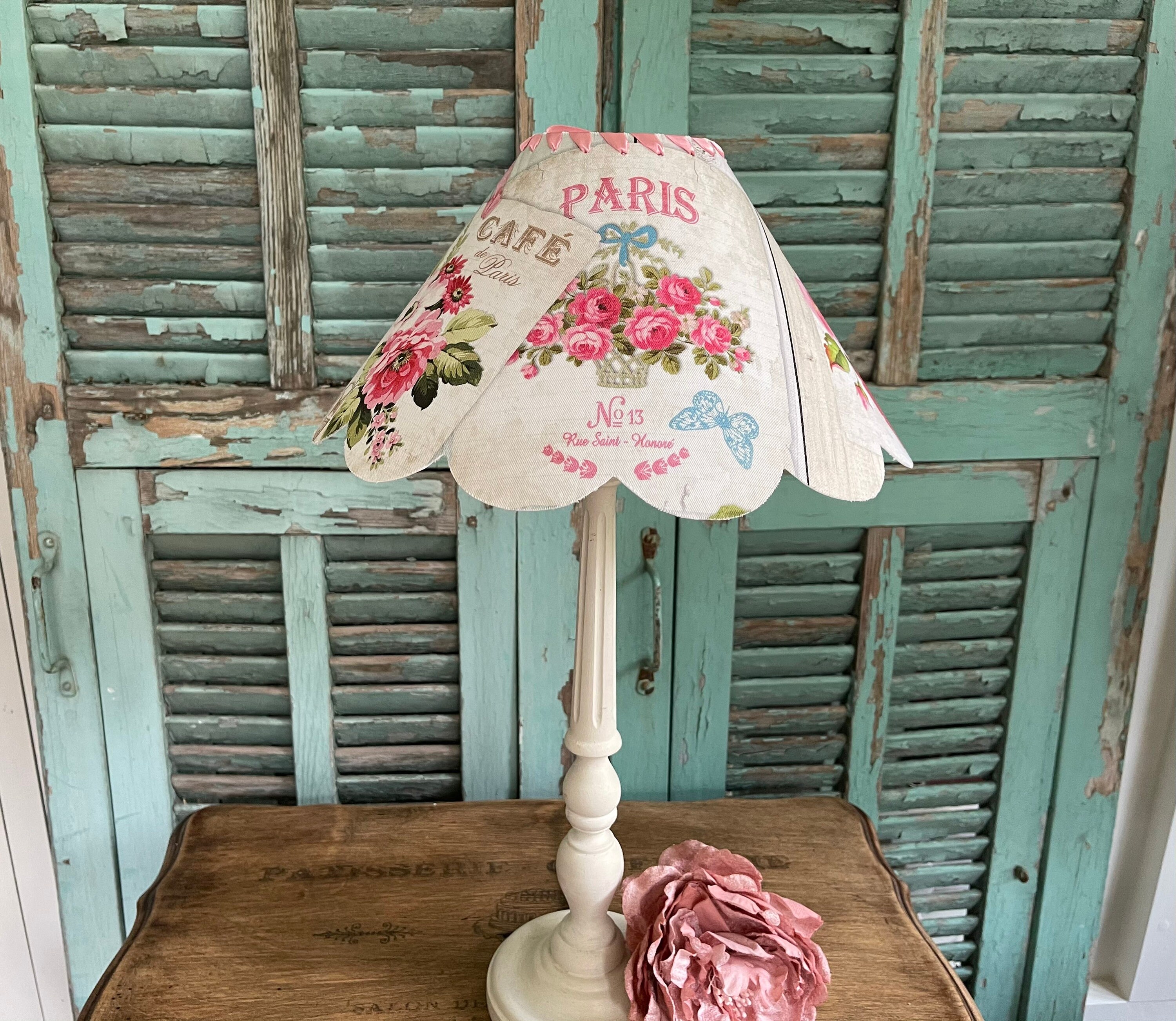 PARIS FRENCH LAMPSHADE Scalloped Edge - Etsy UK