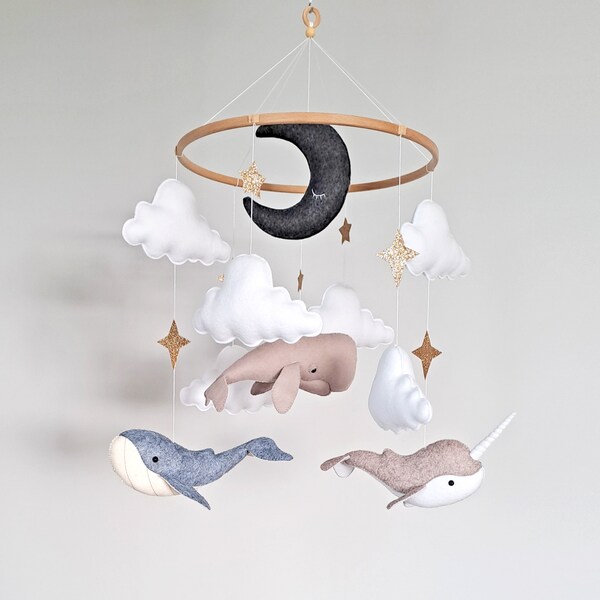Whale Mobile - Etsy