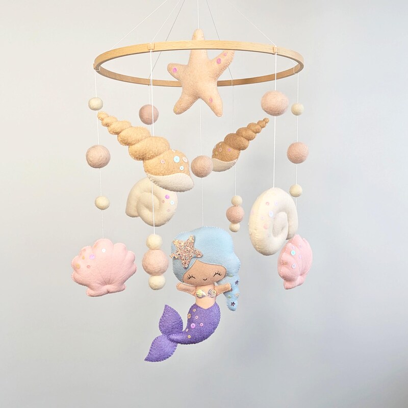 Mermaid Baby Mobile - Etsy