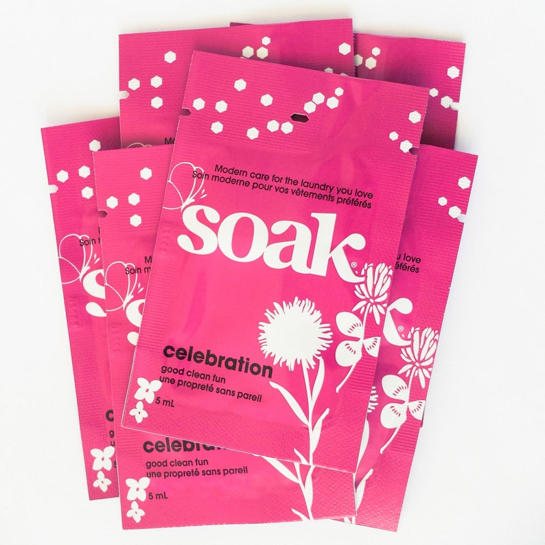 Soak Wash Single Wash Sachet - Etsy UK