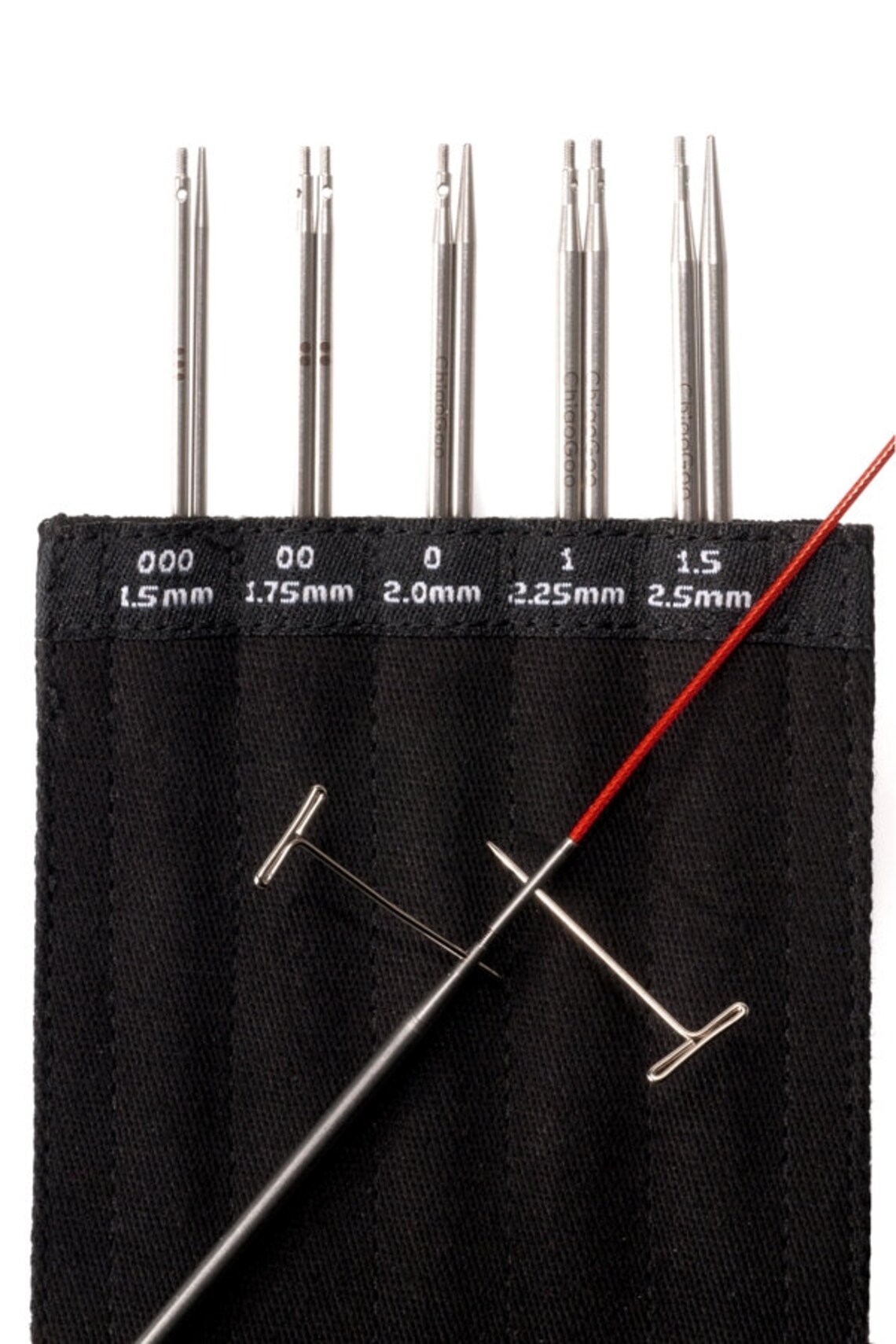 Chiaogoo Twist Mini Interchangeable Knitting Needles Set (1.5mm, 1.75mm ...