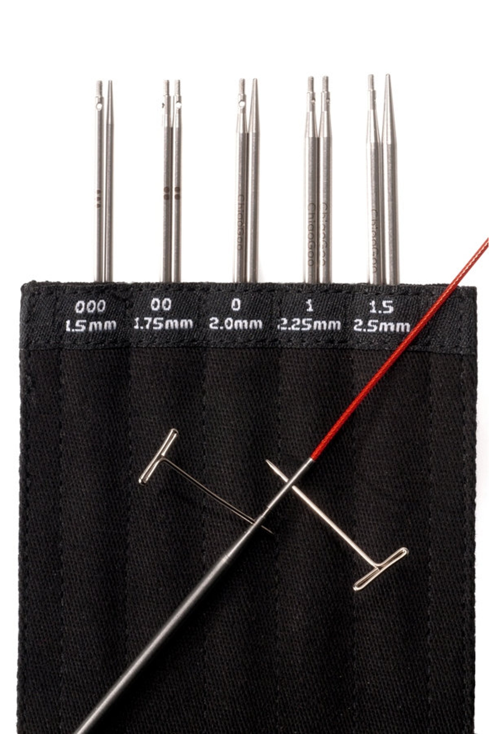 Chiaogoo Twist Mini Interchangeable Knitting Needles Set (1.5mm, 1.75mm ...