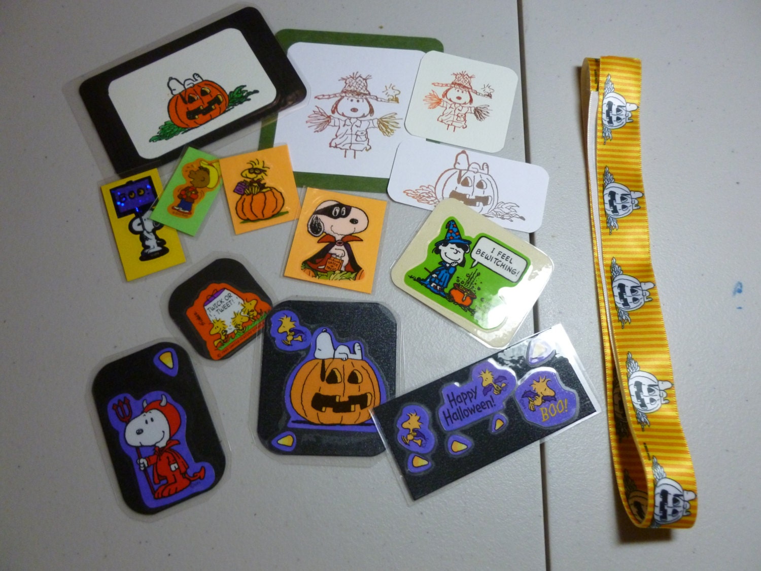 Snoopy/peanuts Halloween Theme Scrapbook Page Layouts 4- 12x12 Layouts ...
