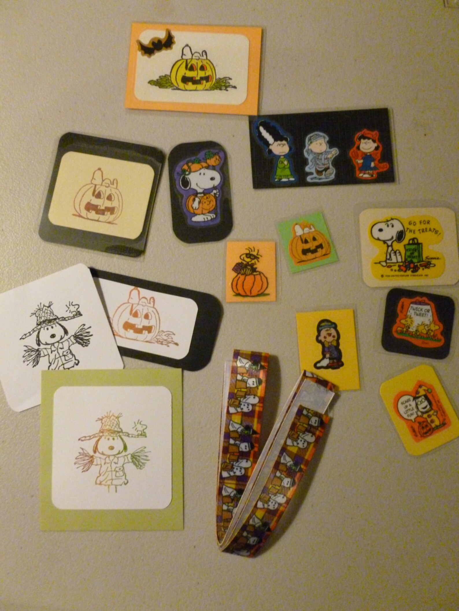 Snoopy/peanuts Halloween Theme Scrapbook Page Layouts 4- 12x12 Layouts ...
