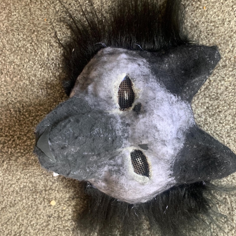 Silver Fox Therian Mask - Etsy