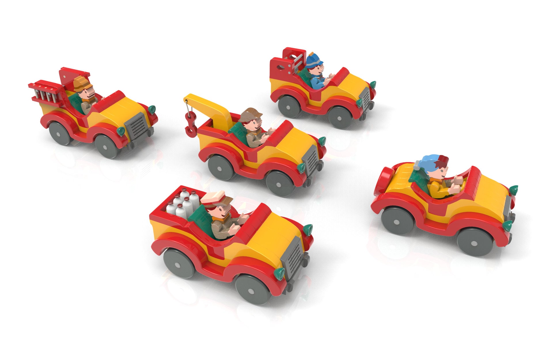 Noddy Cars - Etsy