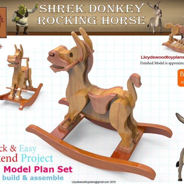 Shrek Donkey Pattern - Etsy
