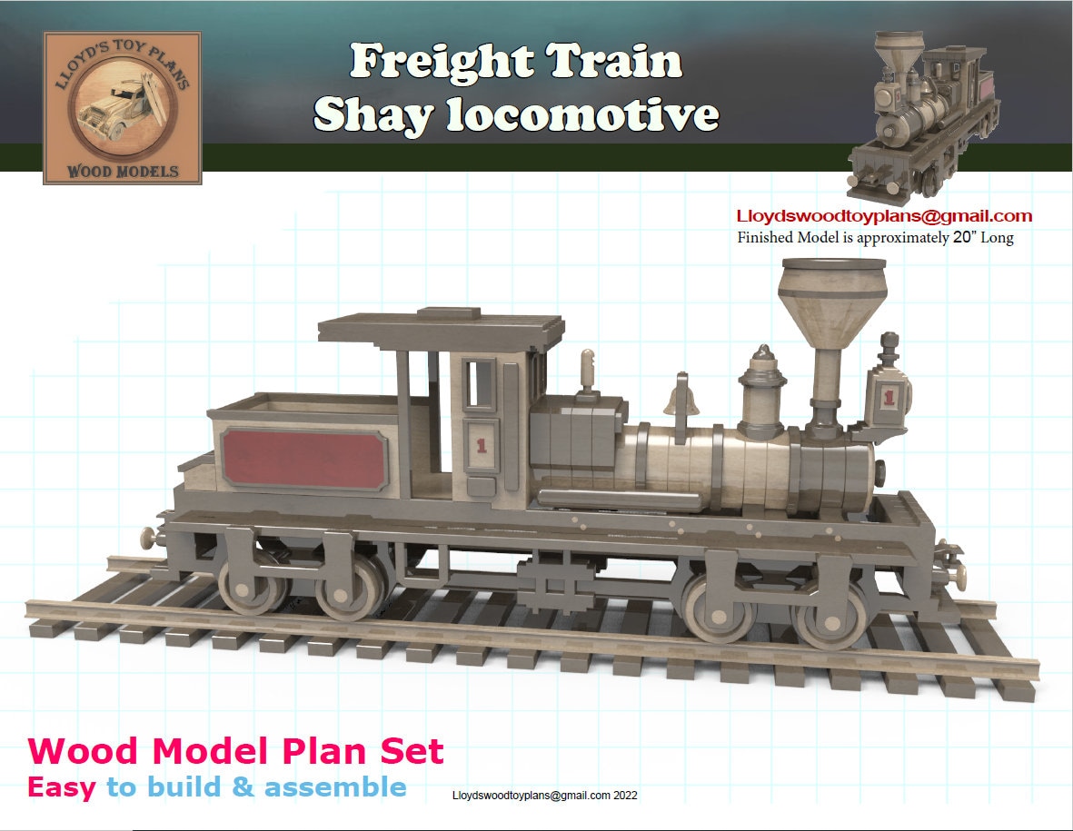 Lego Shay Locomotive