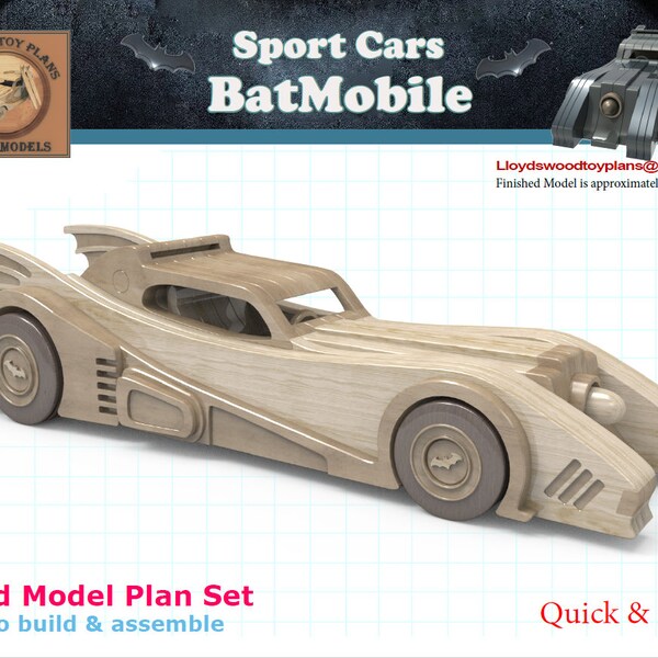 Batmobile Model Kit - Etsy