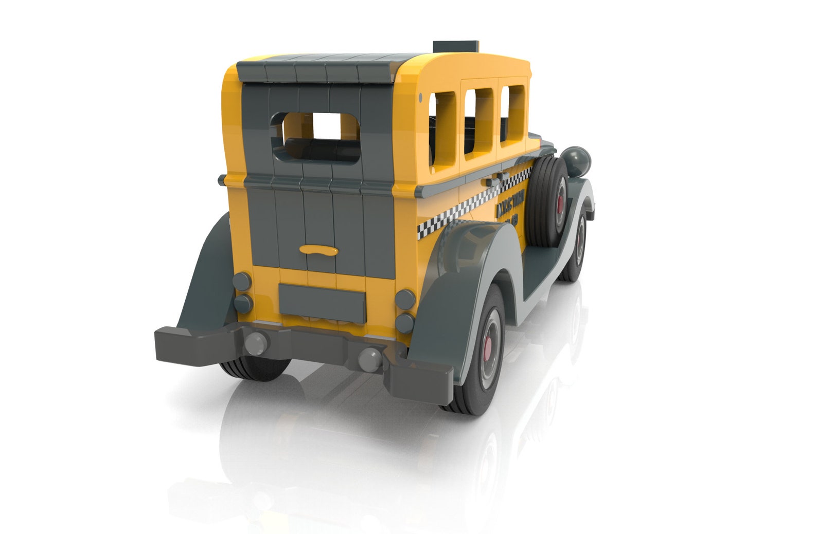 Taxi Yellow Cab | Etsy