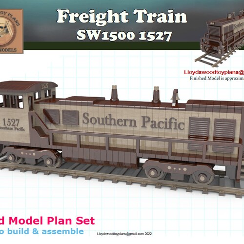 The Big Easy Triple Truck Fleet Wood Toy Plans & Patterns 4 | Etsy Canada