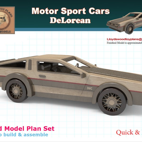 Delorean Model Kit - Etsy