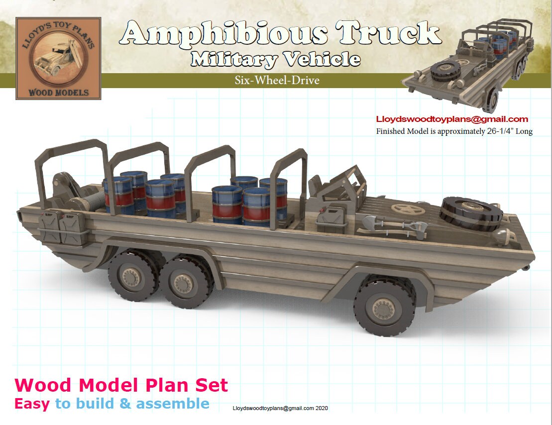 Drawings Of Amphibious 6 Wheel