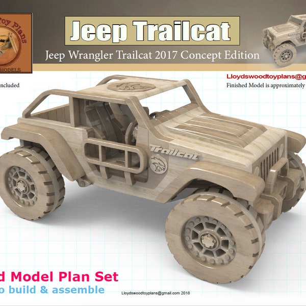 Wood Jeep Plans - Etsy