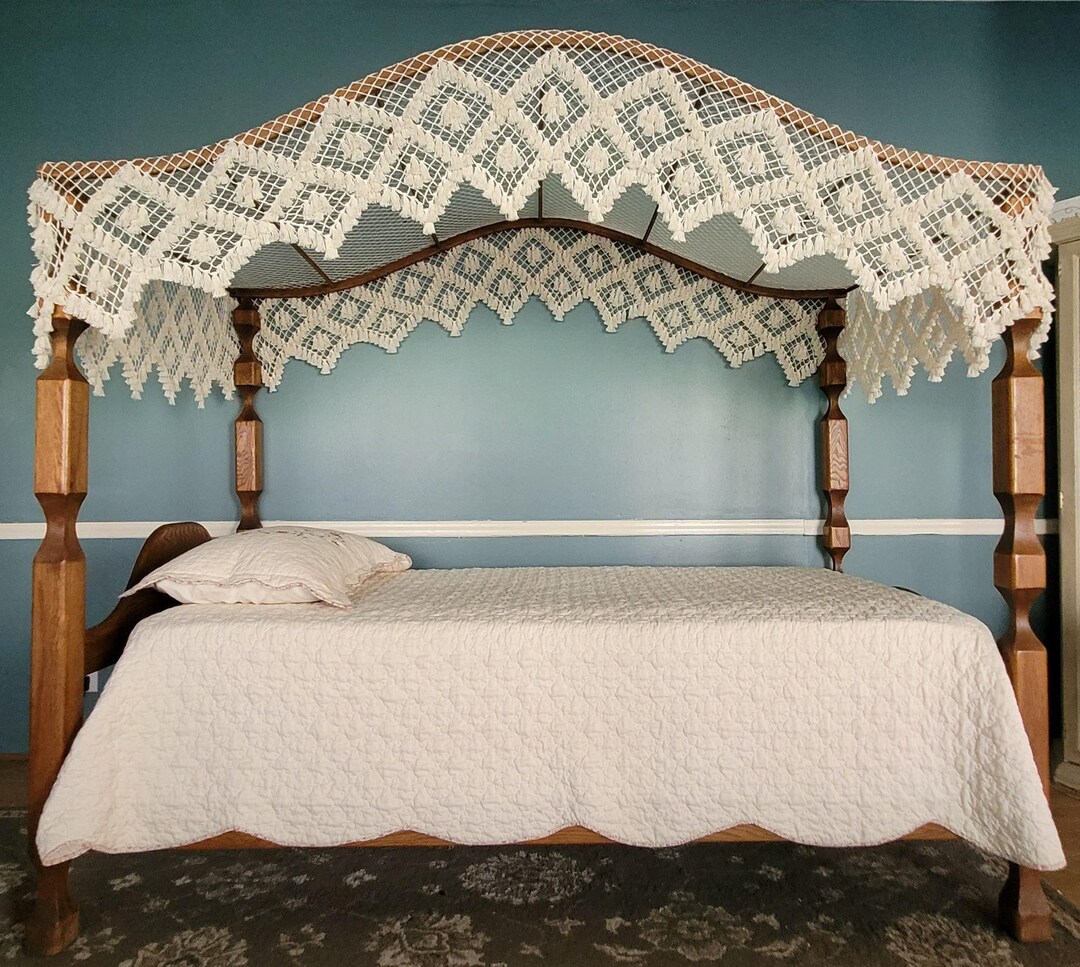 Double Diamond Arch Hand Tied Canopy (choose Size) - Etsy