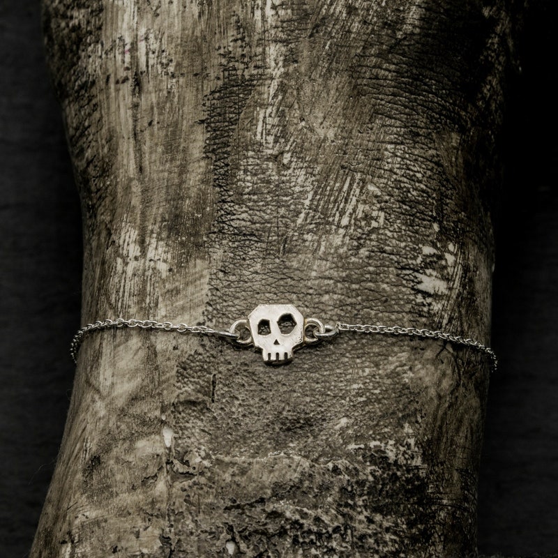 Skull Bracelet - Etsy
