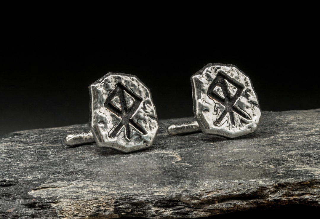 Protection Rune Viking Cufflinks - Etsy
