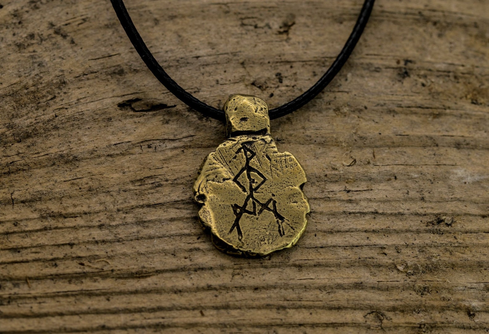 LOVE Viking Bind Rune Elder Futhark Pendant in Sterling Silver - Etsy