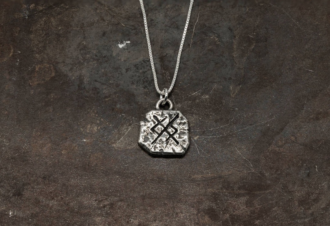 Eternal Love Rune Viking Small Pendant - Etsy