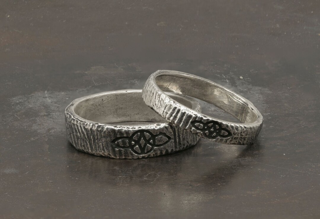 OFFER !! Bythol CELTIC LOVE Engagement Rings for Him and for Her - Etsy