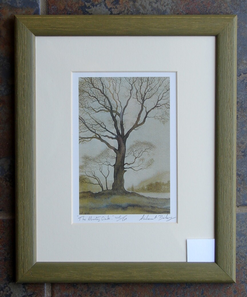 Tree painting Oak tree Welsh art by Andrew Bailey. woodland | Etsy