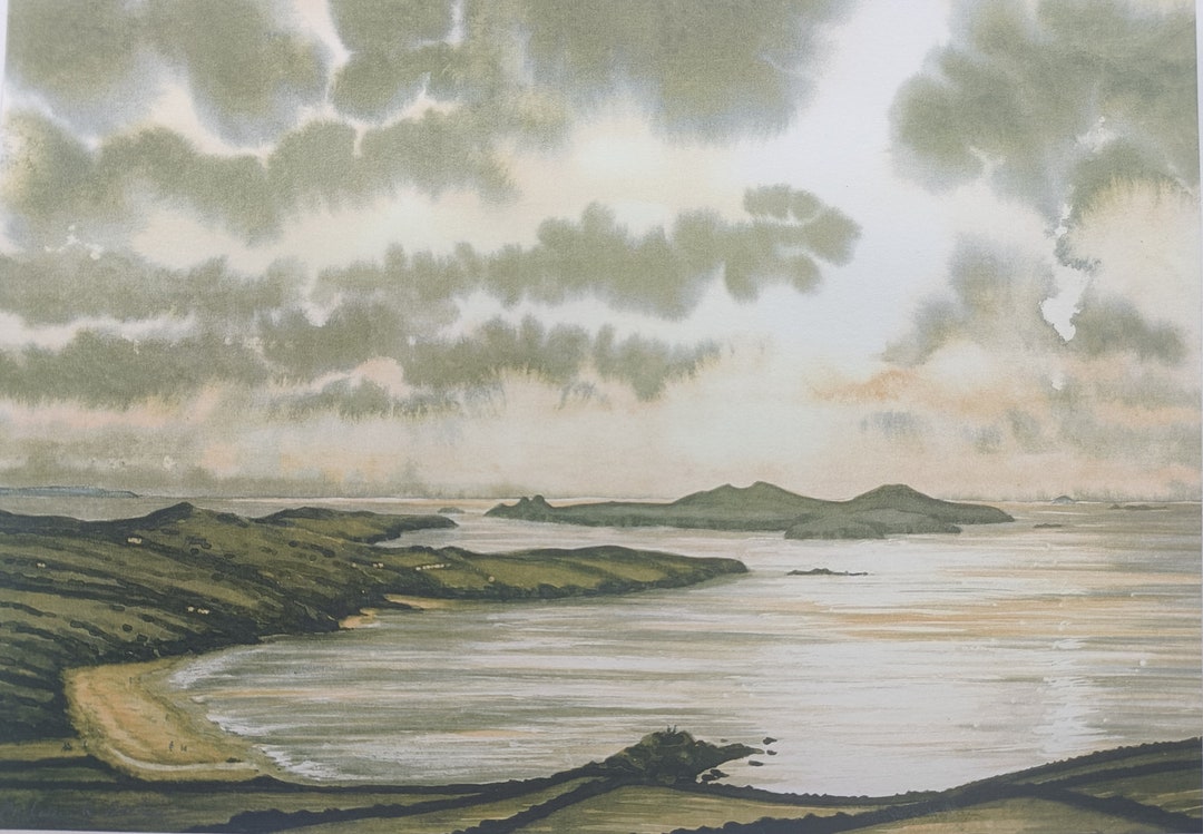 Whitesands Beach, View From Carn Llidi. Andrew Bailey Art ...