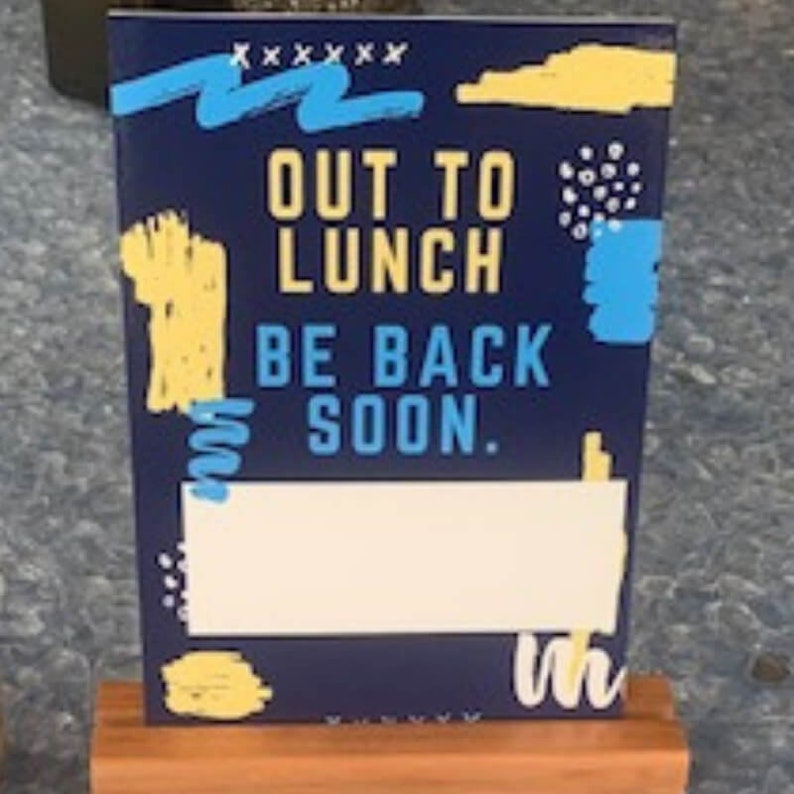 Will Return Sign Be Back Soon Sign Be Right Back Sign | Etsy