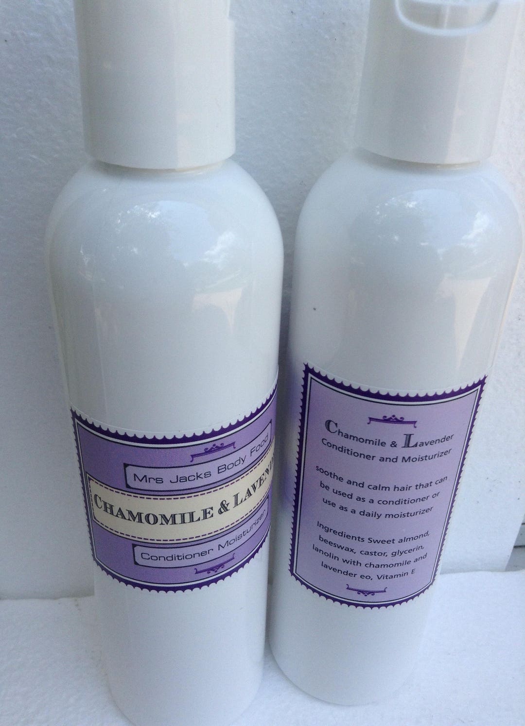 Chamomile & Lavender, Conditioner, Organic ,moisturizer, Herbal Hair ...