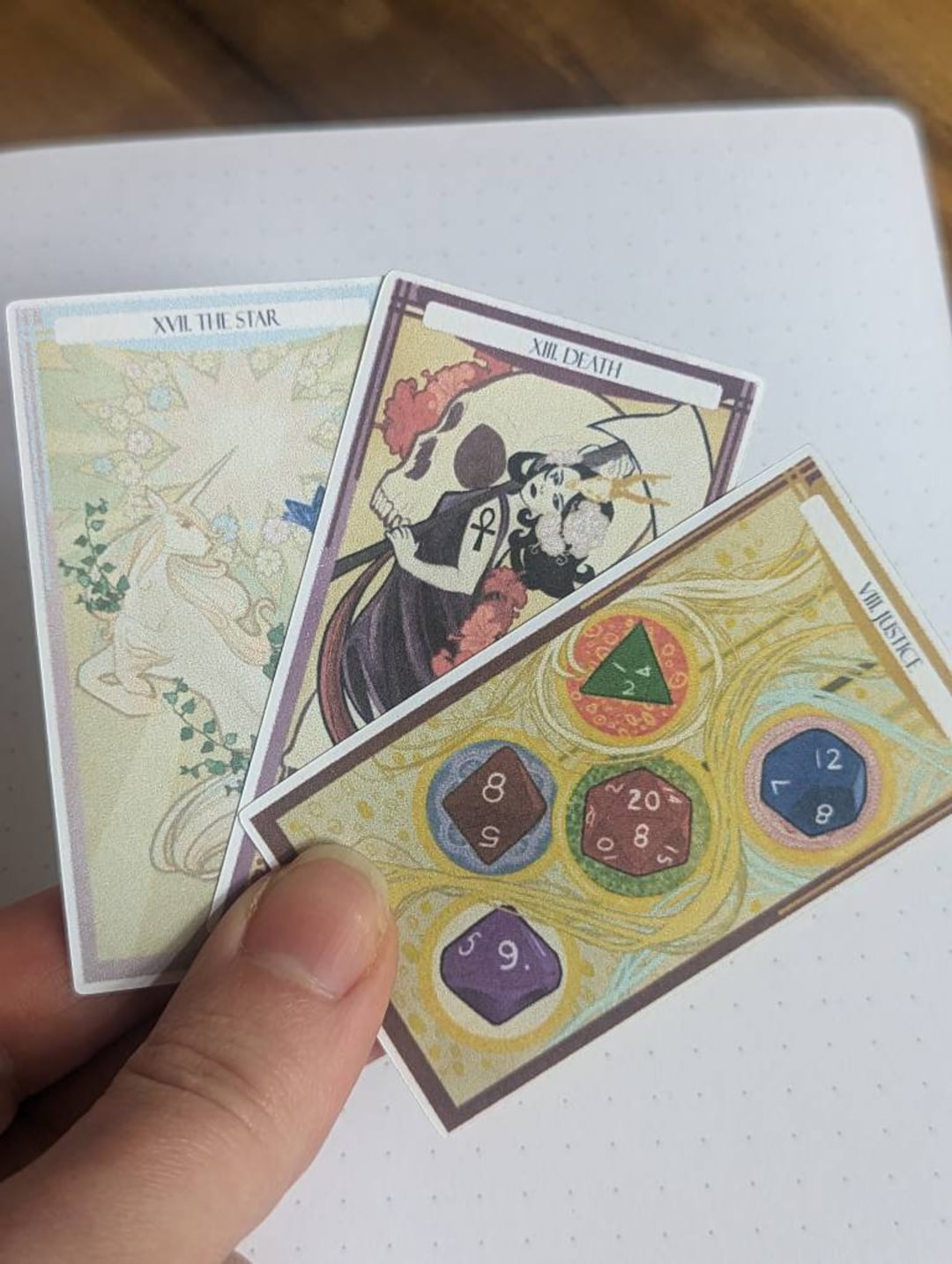 Major Arcana Geek Tarot Die-cut Stickers - Etsy