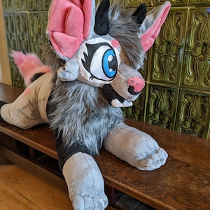 Large Custom Fursona Plush - Etsy