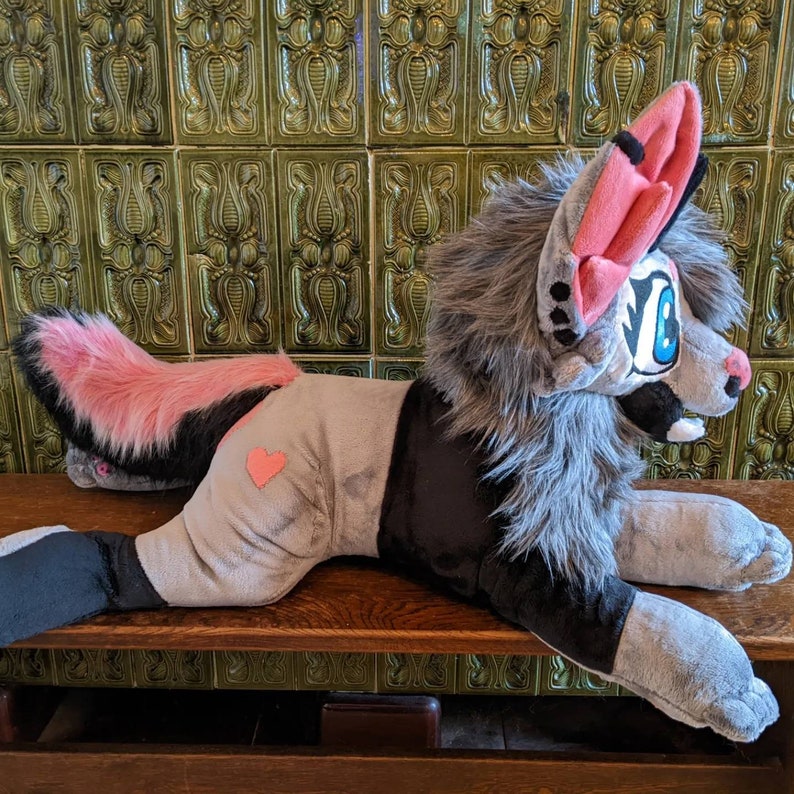Large Custom Fursona Plush - Etsy