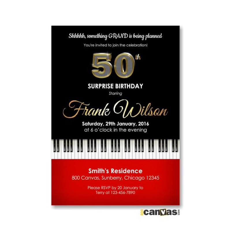 Music Invitations - Etsy