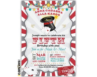 Magic Show Printable - Etsy