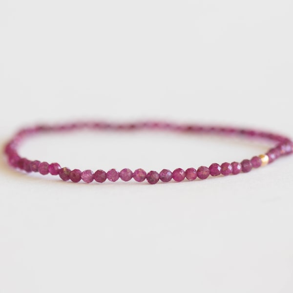 Natural Ruby Beads - Etsy