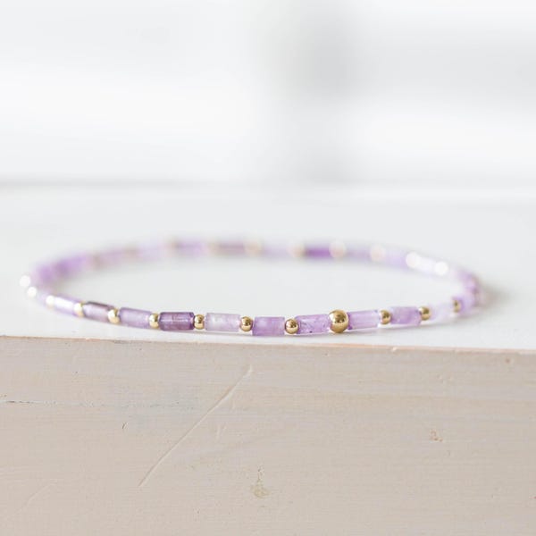 Amethyst Beads Tube - Etsy