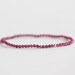 Dainty Ruby Stretch Bracelet Delicate Elastic Jewelry - Etsy
