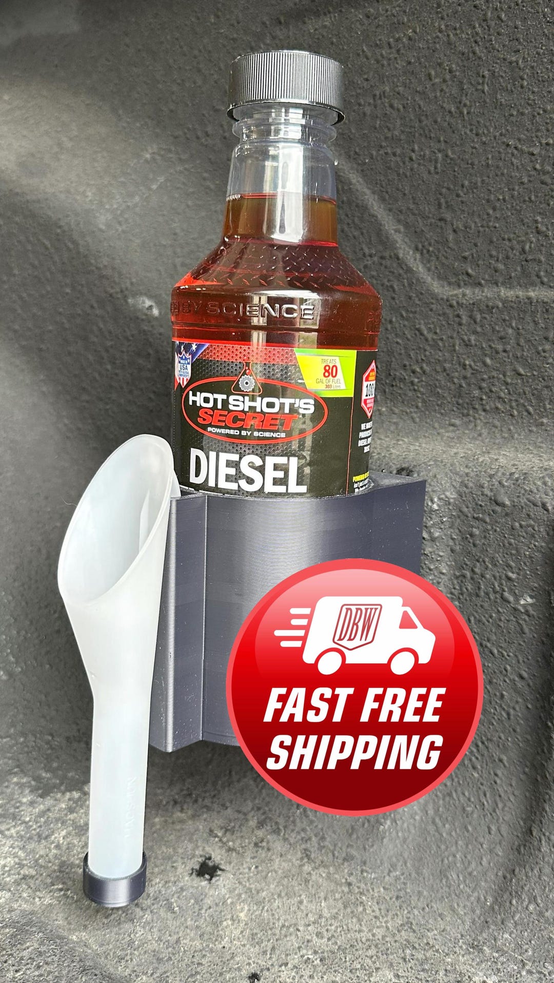 Hot Shot's 32 Oz Diesel Additive Bottle Holder | Magnetic or Screw ...
