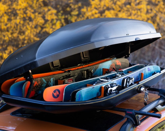 Universal Ski Rack for Rooftop Cargo/ski Box, SUUS Rack, Thule, Yakima ...