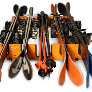 Universal Ski Rack for Rooftop Cargo/ski Box, SUUS Rack, Thule, Yakima ...