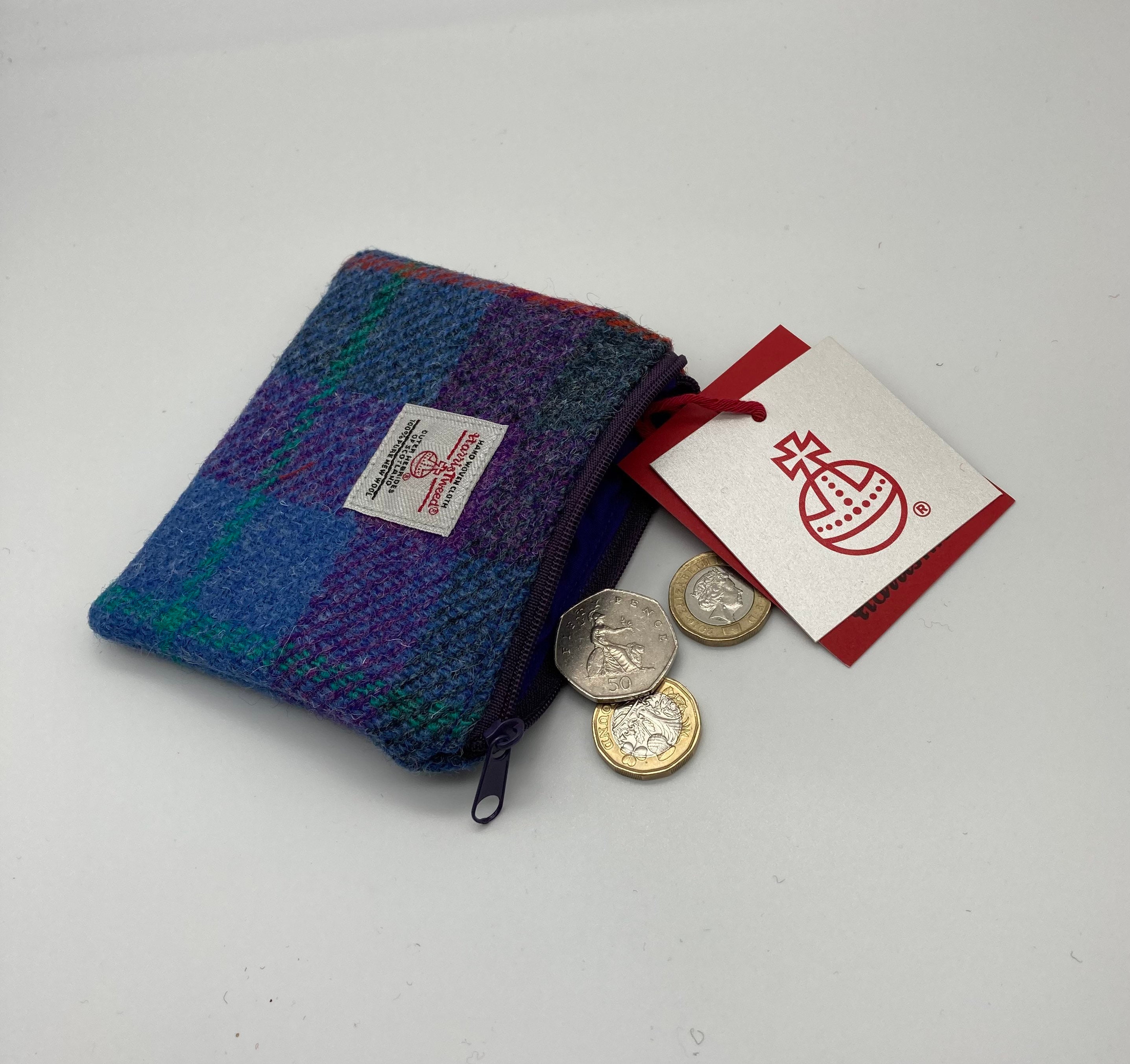 Harris Tweed® Coin Purse - Etsy UK