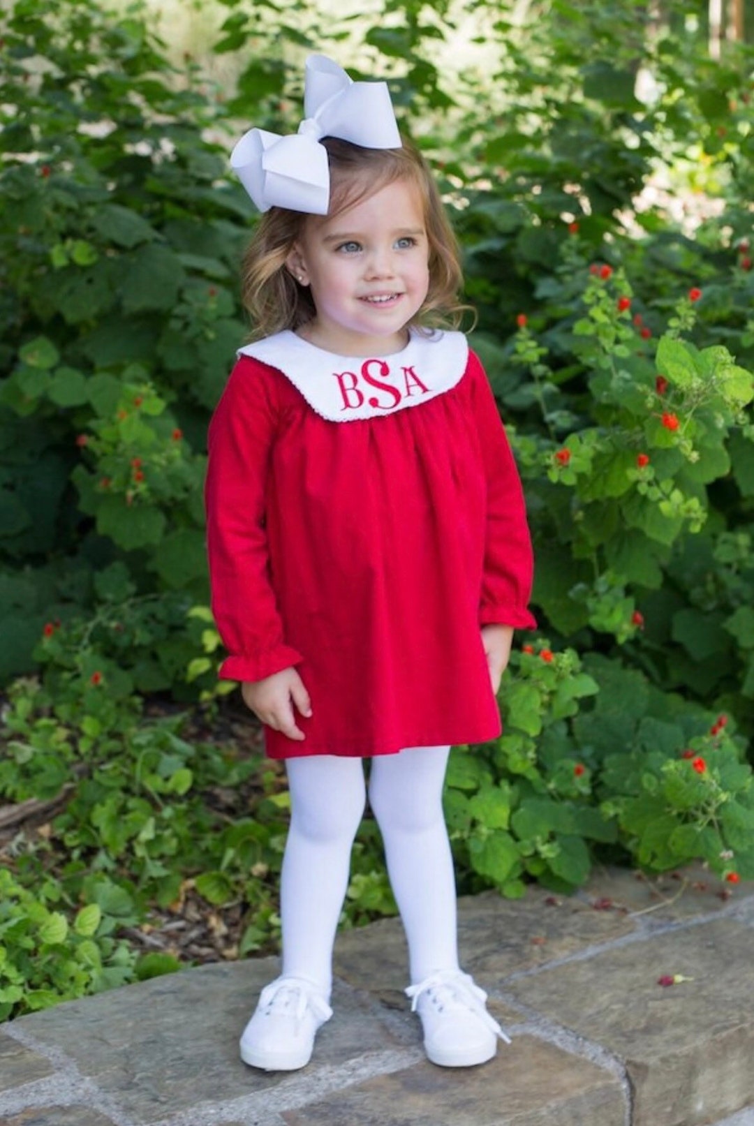 Christmas Bishop Dress - Etsy