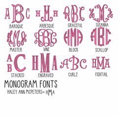 Monogram Pull Over - Etsy