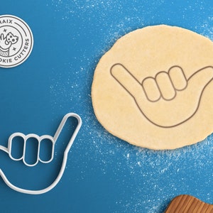 Shaka Cookie Cutter Surf Gift Surf Board Cookie Cutter Surfing Gift - Etsy
