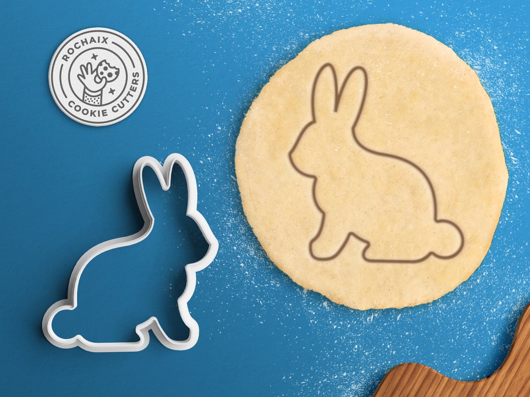Bunny Cookie Cutter - Rabbit Cookie Cutter Baby Bunny Cookie Baby ...