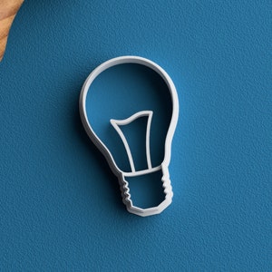 Light Bulb Cookie Cutter – Lightbulb Cookie Cutter Science Cookie ...
