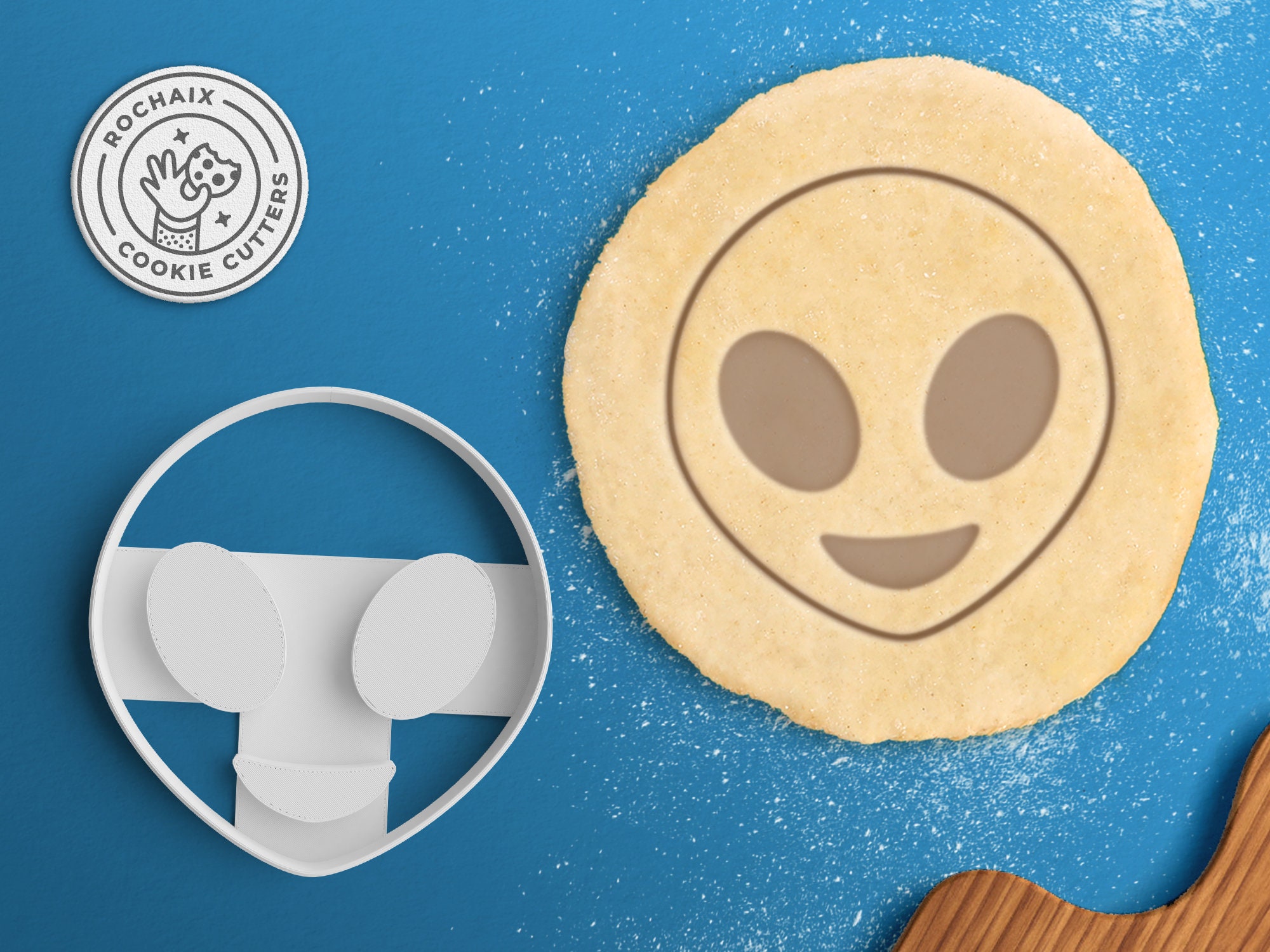 Alien Cookie Cutter Alien Emoji Cookie Cutter UFO Cookie | Etsy
